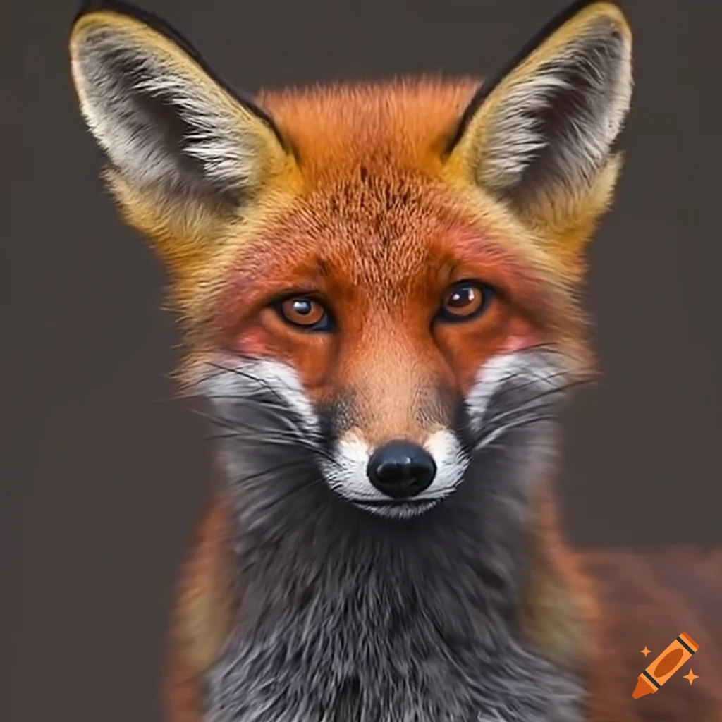 Fox at work on Craiyon