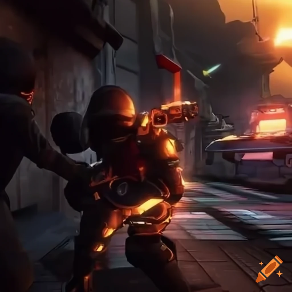 Adrenaline-pumping gameplay mode on Craiyon