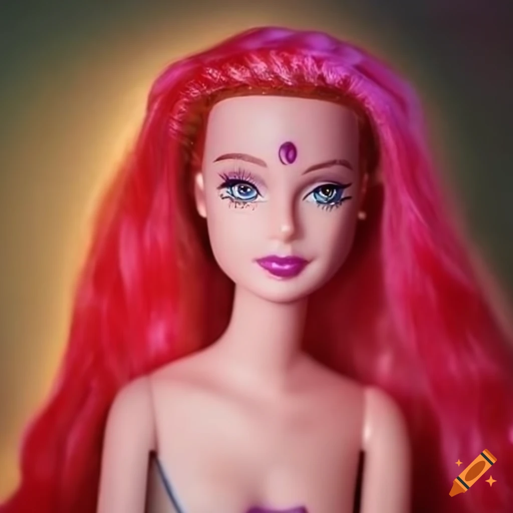 Art: Barbie doll as a mystical energy healer on Craiyon