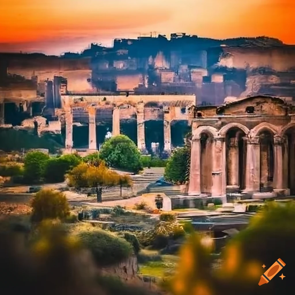 An high altitude greco-roman city