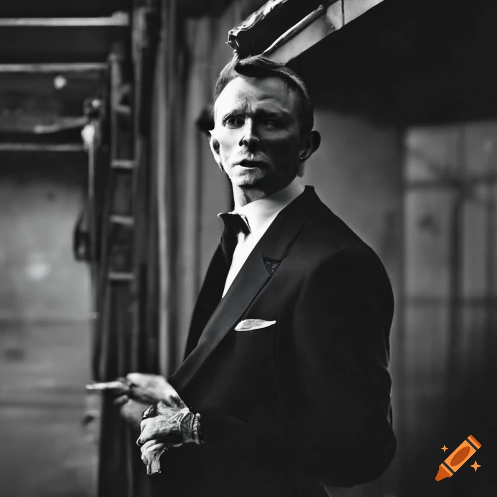 Cool picture of kevin heart portraying james bond in a warehouse