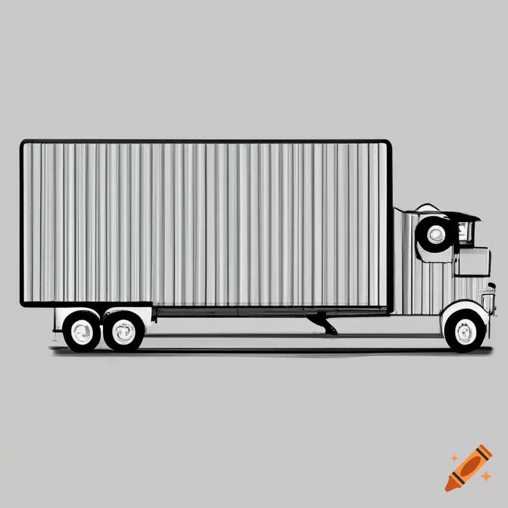 Reefer trailer on Craiyon