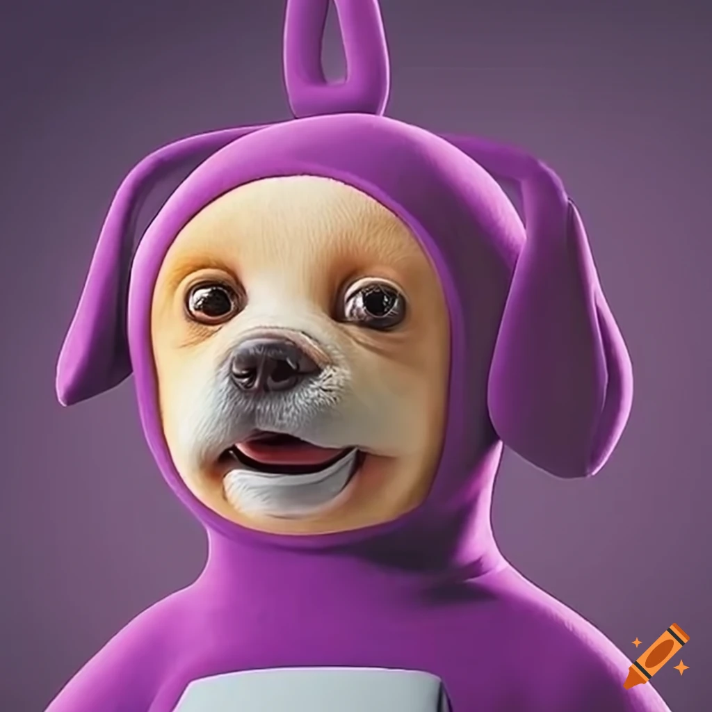 Dog teletubby on Craiyon