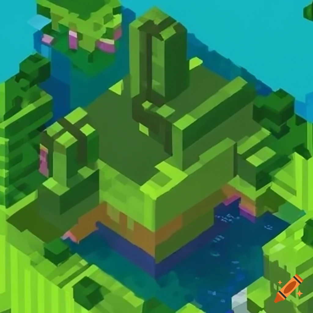 Minecraft plan on Craiyon