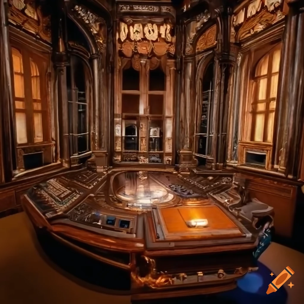 The tardis console room on Craiyon