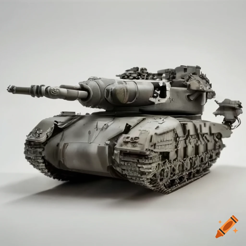 Walking_mechanical_vehicle_TANK_kitbashed_detailed_model_designed_by ...