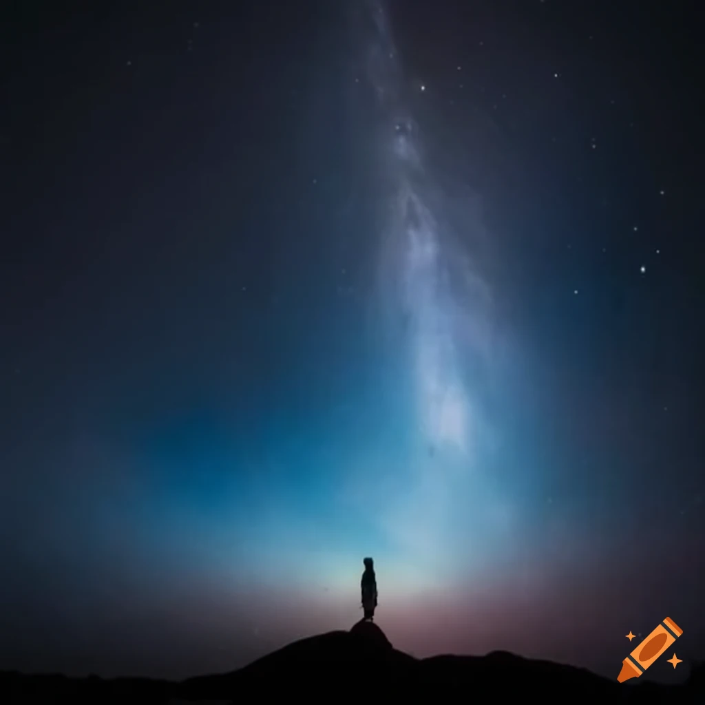 Christian praying in space on Craiyon