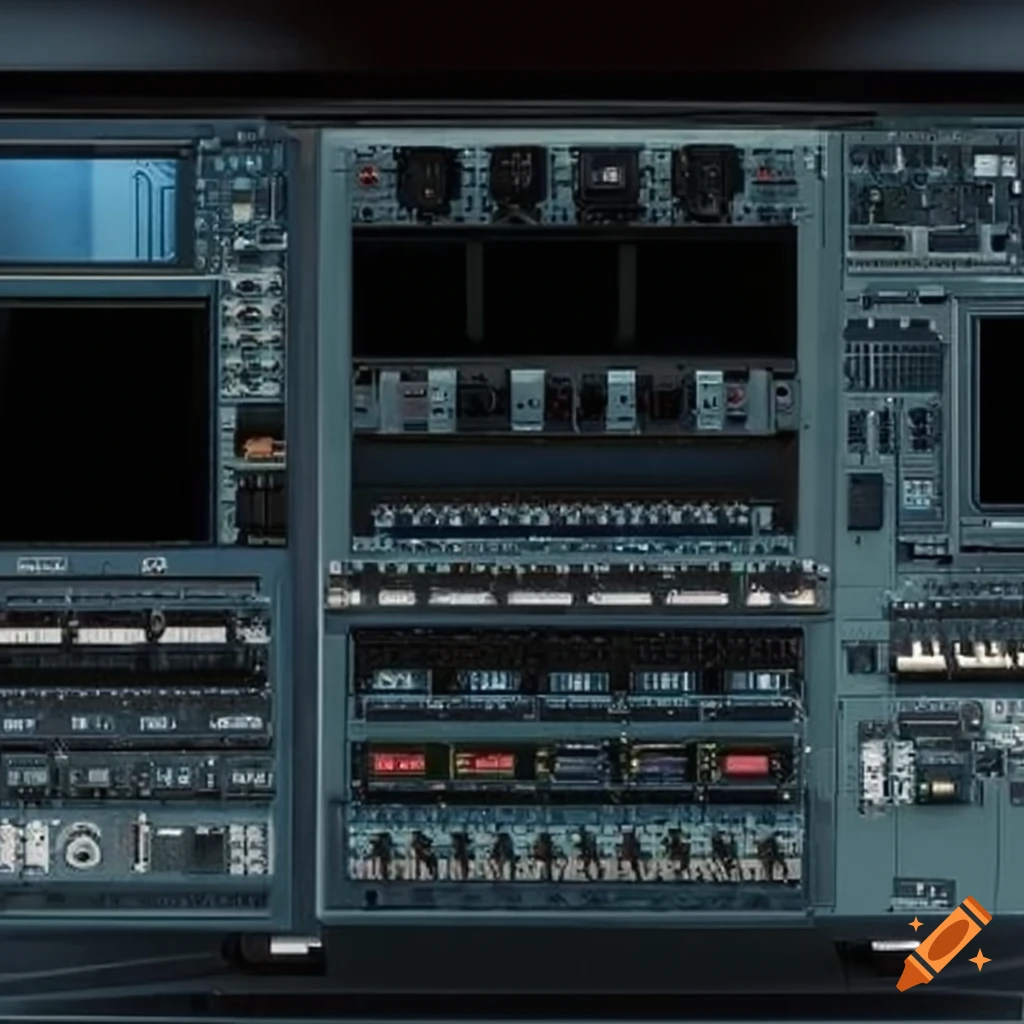 Spacial ship control panel on Craiyon