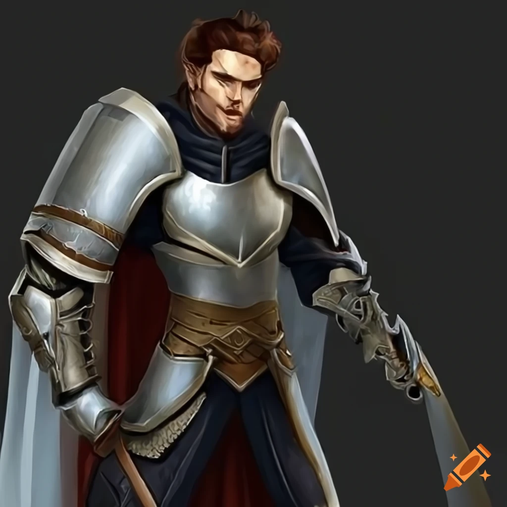 Artwork Of Aasimar Paladin
