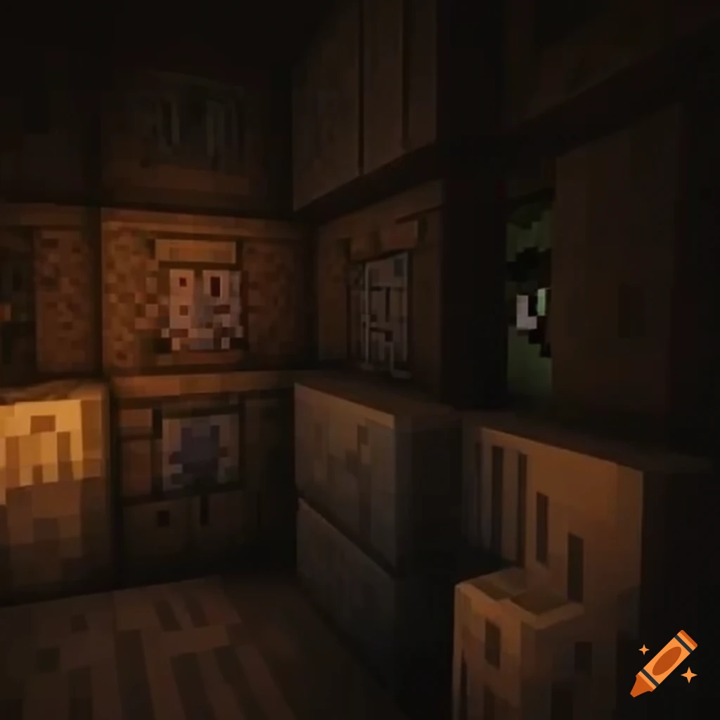 Minecraft's pandora's box on Craiyon