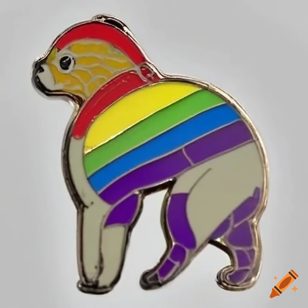 Lgbt pin animal on Craiyon