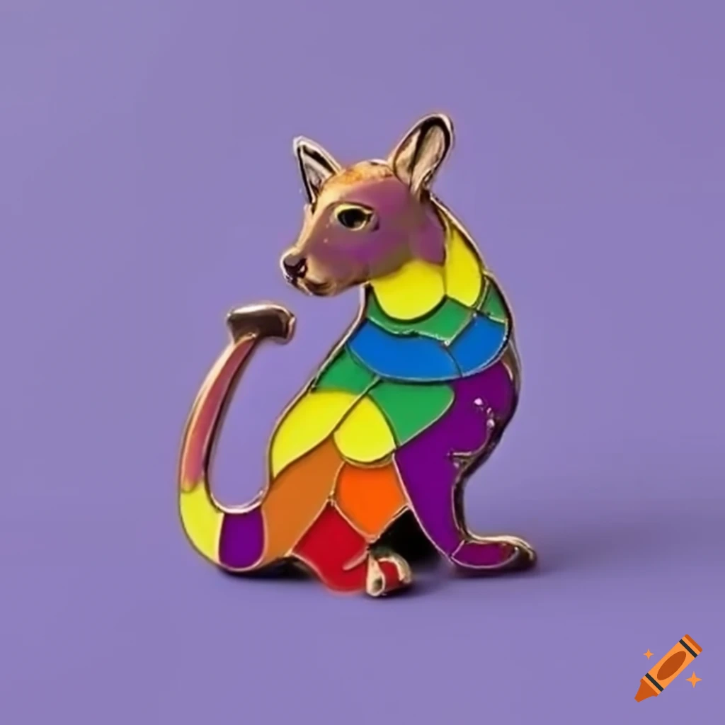 Lgbt pin animal
