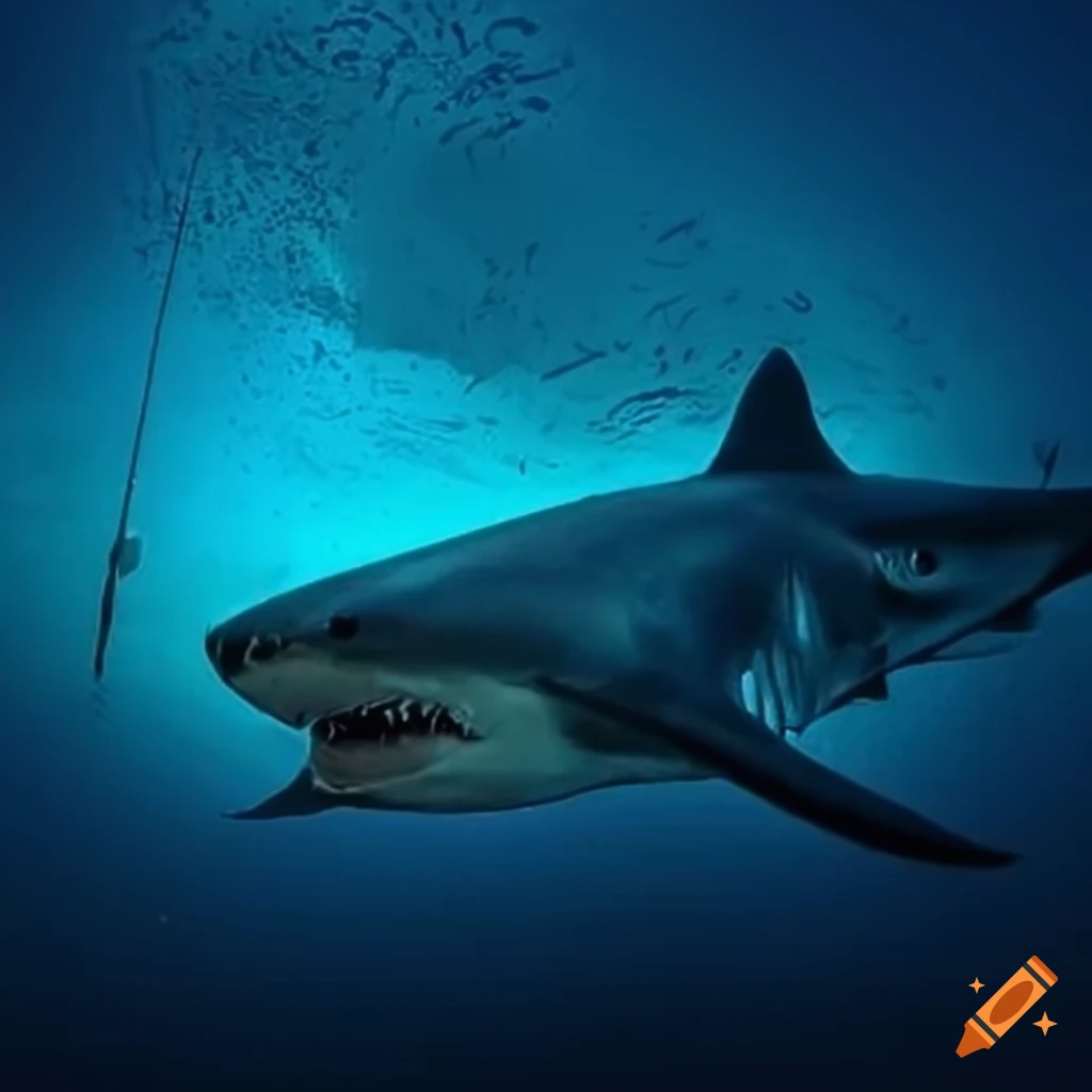 Shark hell on Craiyon