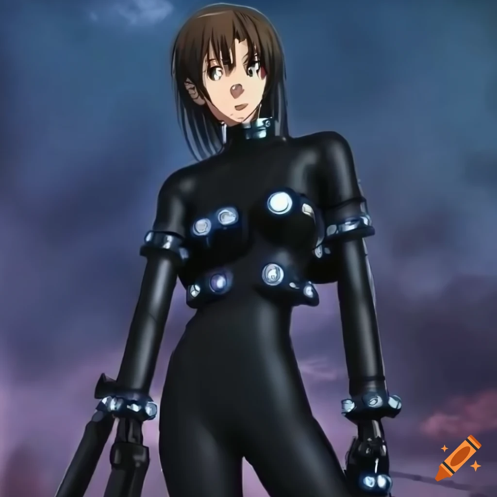 A promotional poster for the anime series 'Gantz' on Craiyon