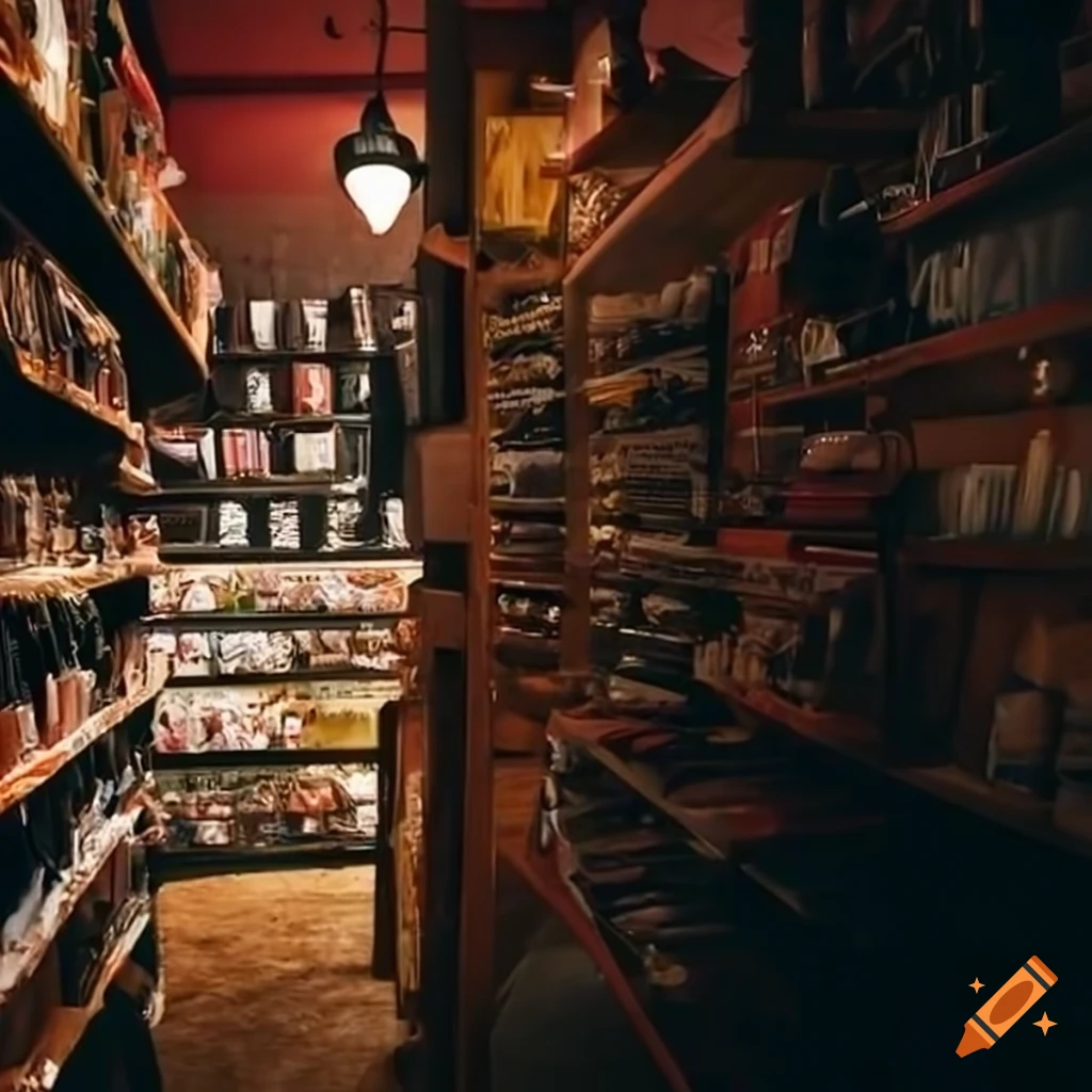 Inside small corner store