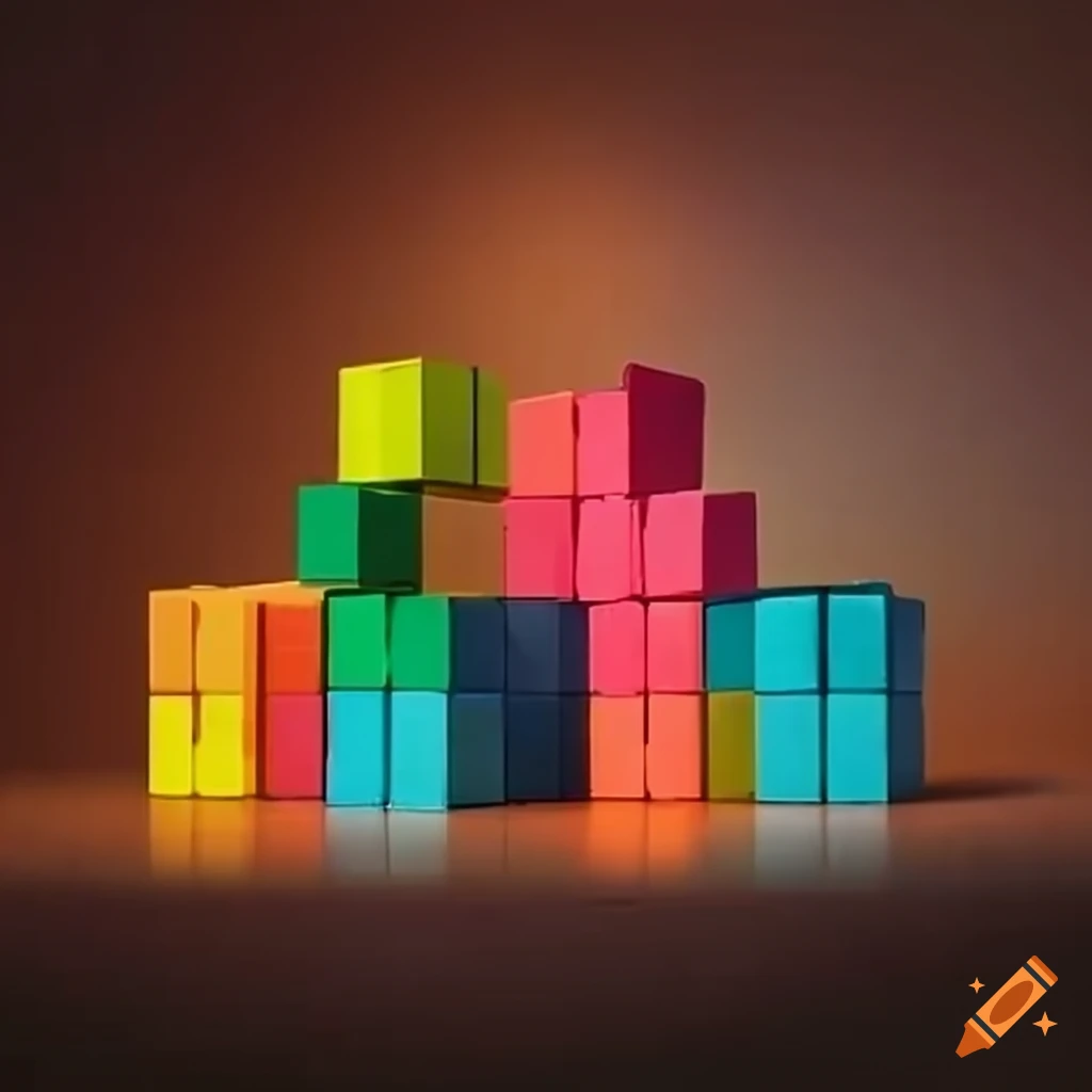 Beloved block-building experience on Craiyon