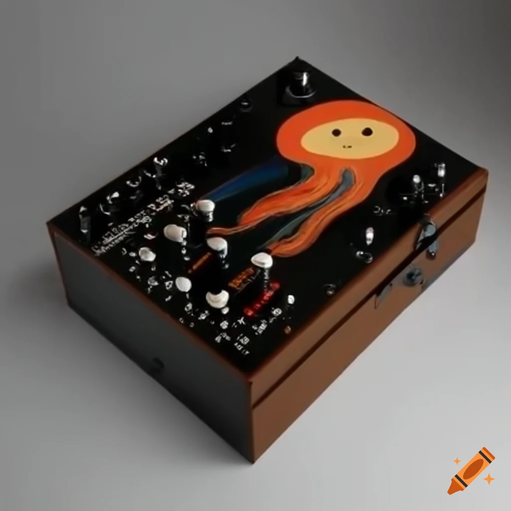 Edvard munch the scream modular synthesizer on Craiyon