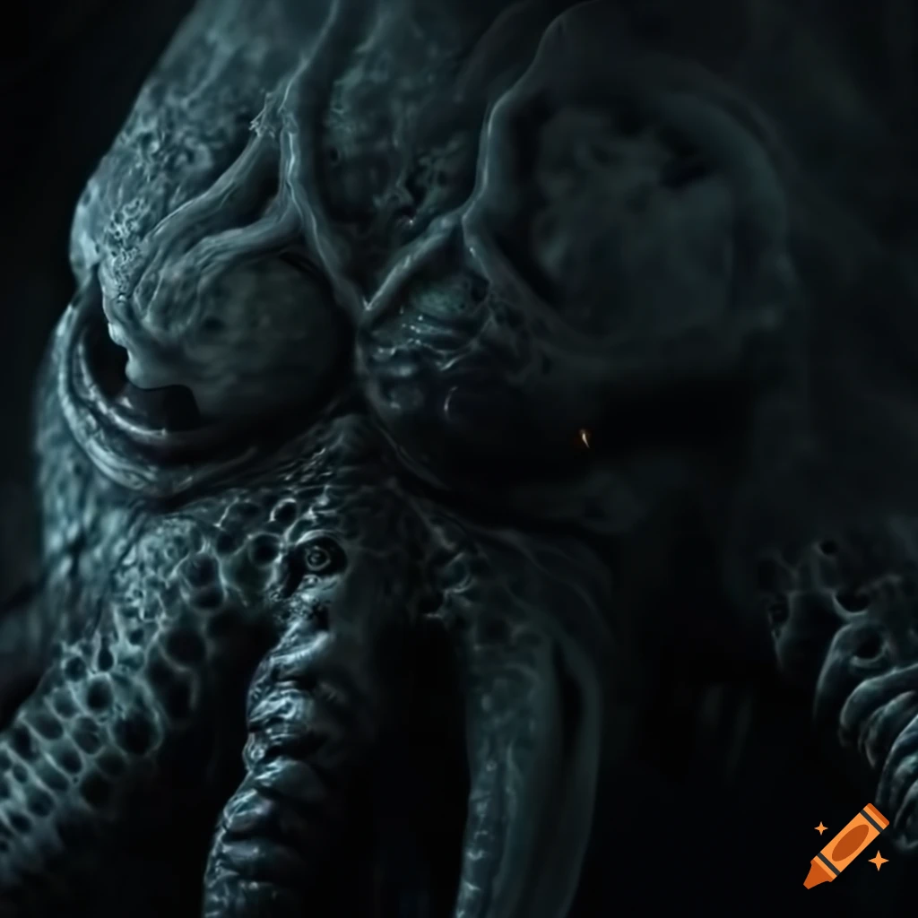 Cthulhu enraged dark stormy high resolution