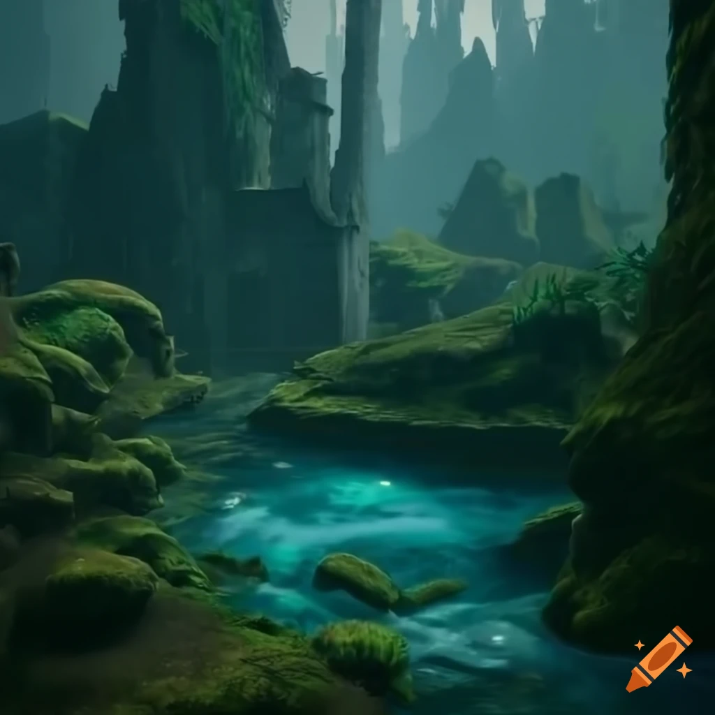 N the background between formation from above fantasy rpg game forest ...