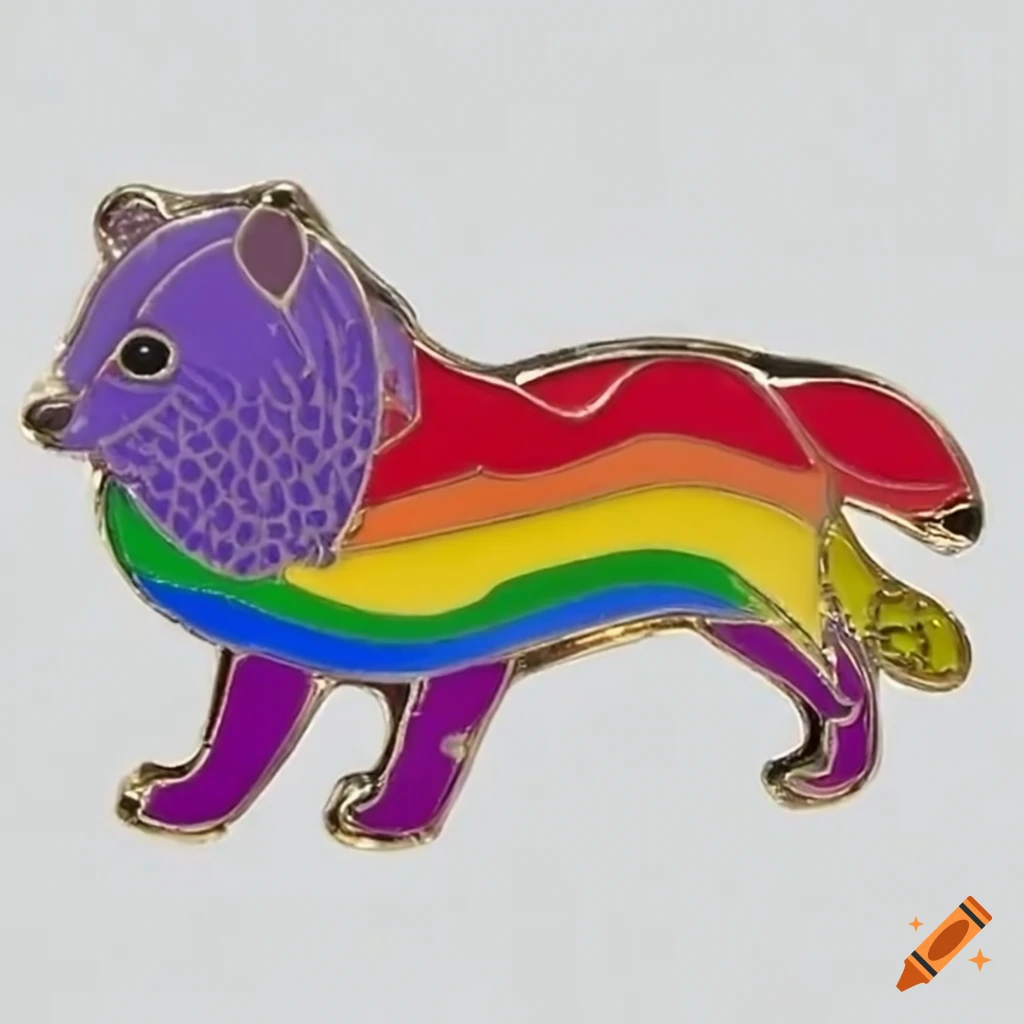Lgbt pin animal on Craiyon