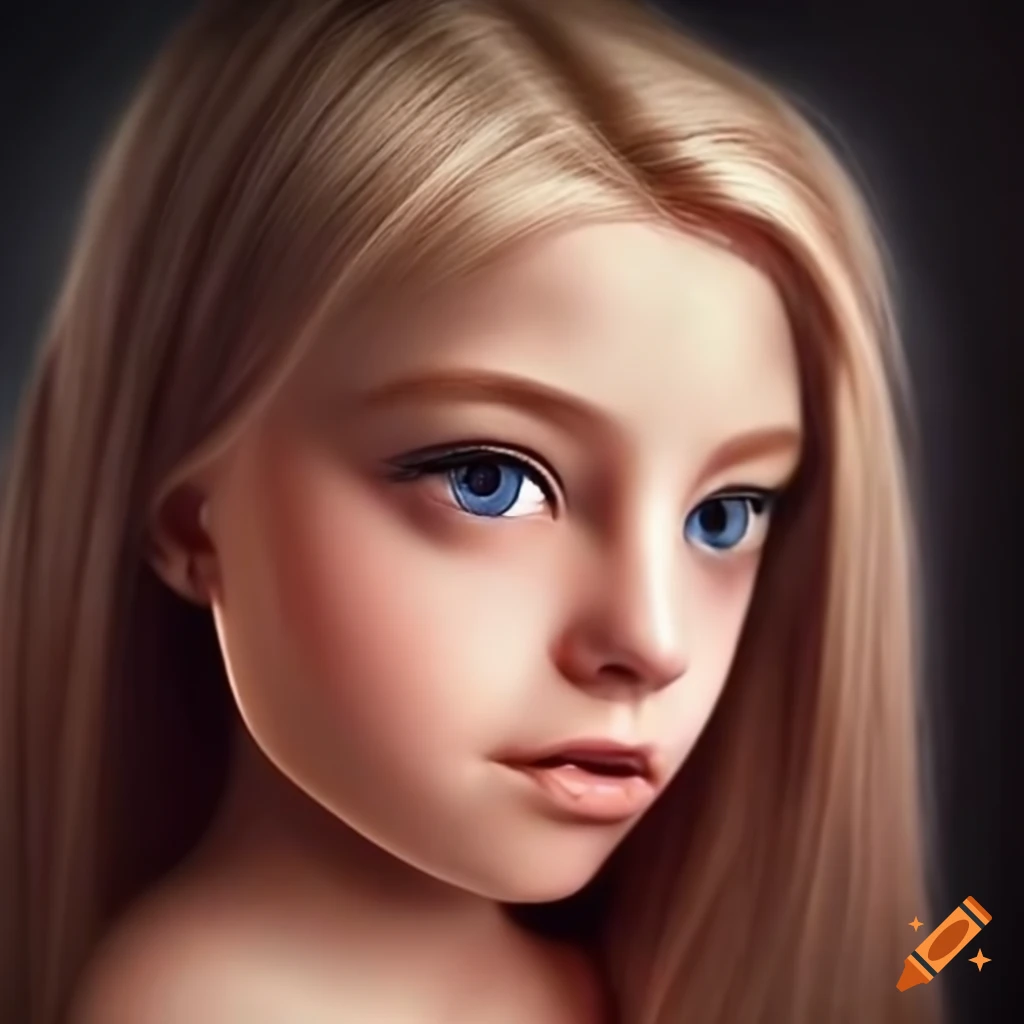 Beautiful Tween Girl Portrait Real Life Super Detailed Enhanced Morphs