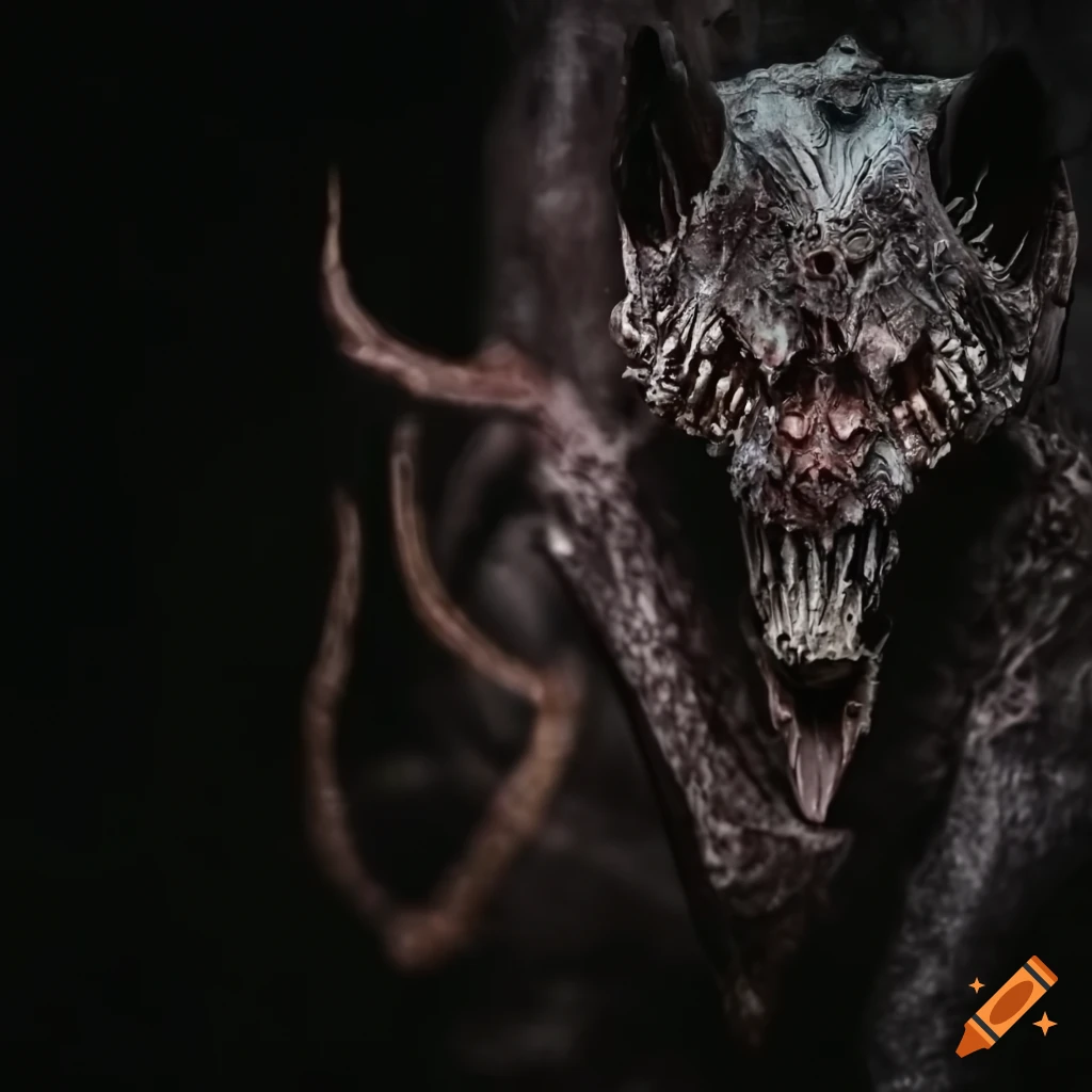 Necrotic wolf god of decay and necrosis