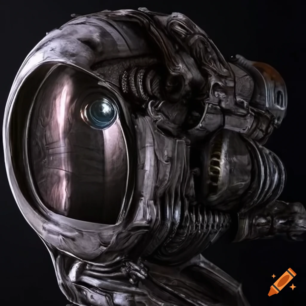 Spaceship designed by h.r giger