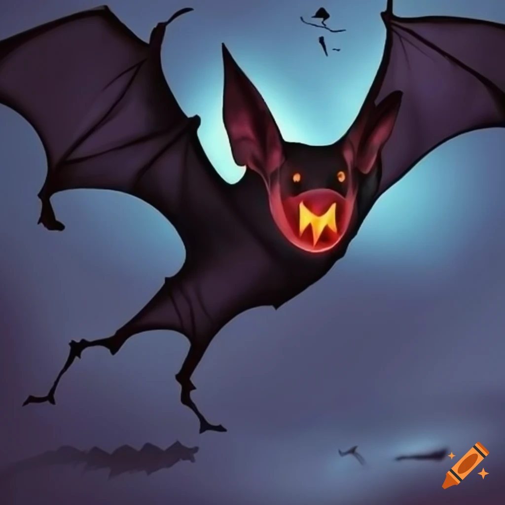 Halloween bat on Craiyon