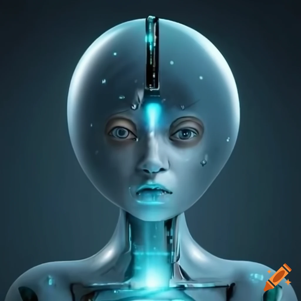 Technological apparatus that shows the path of humanity towards a ...