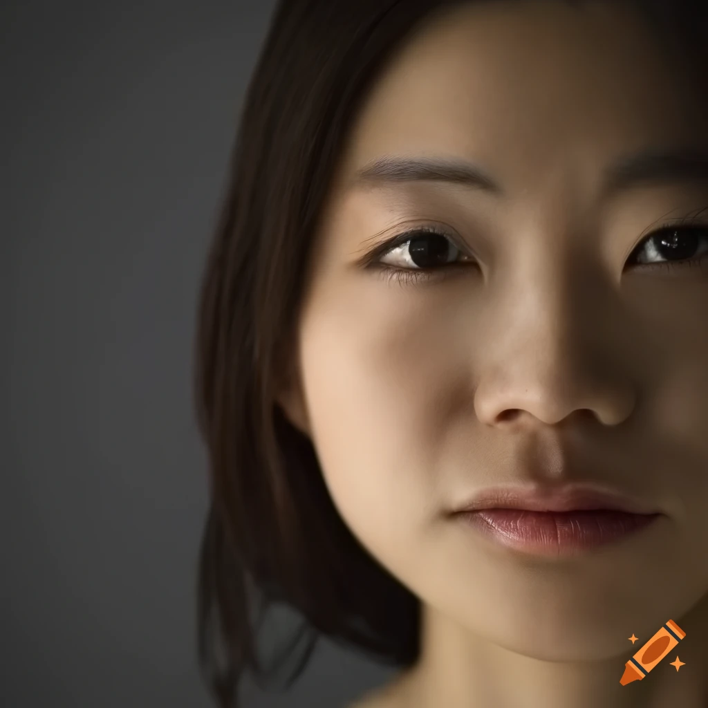 Japanese, woman, young, portrait, facing camera on Craiyon