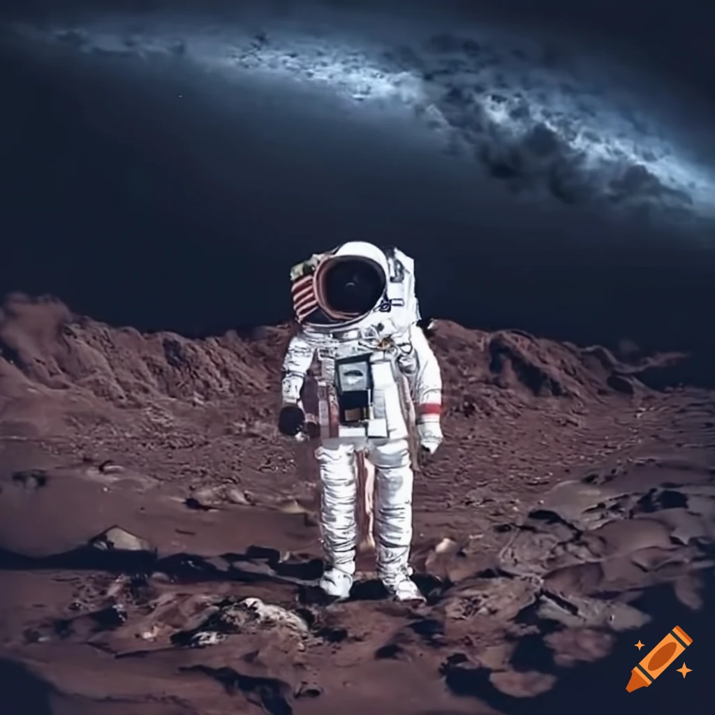 Astronauta na lua on Craiyon