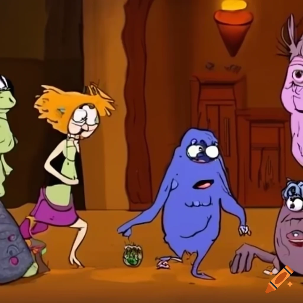 An 2d animated sitcom about weird looking monsters
