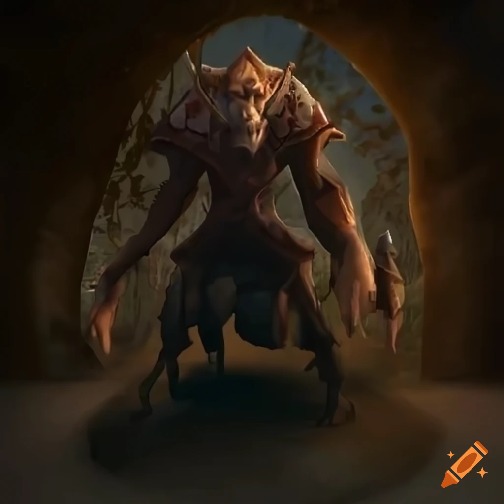 Exploring runescape bosses on Craiyon