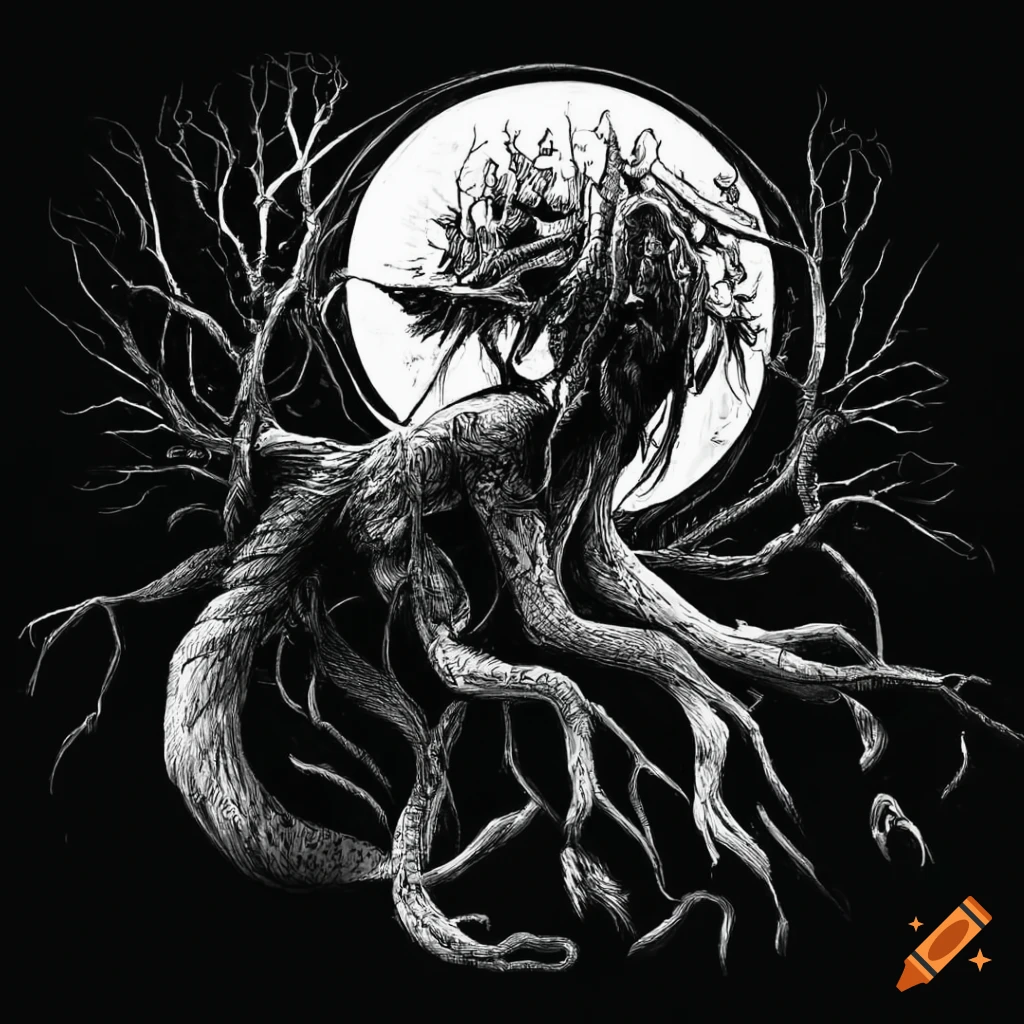 Sleepy Hollow Tree Drawing