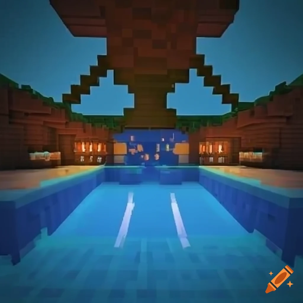 Minecraft Pool Ideas on Craiyon