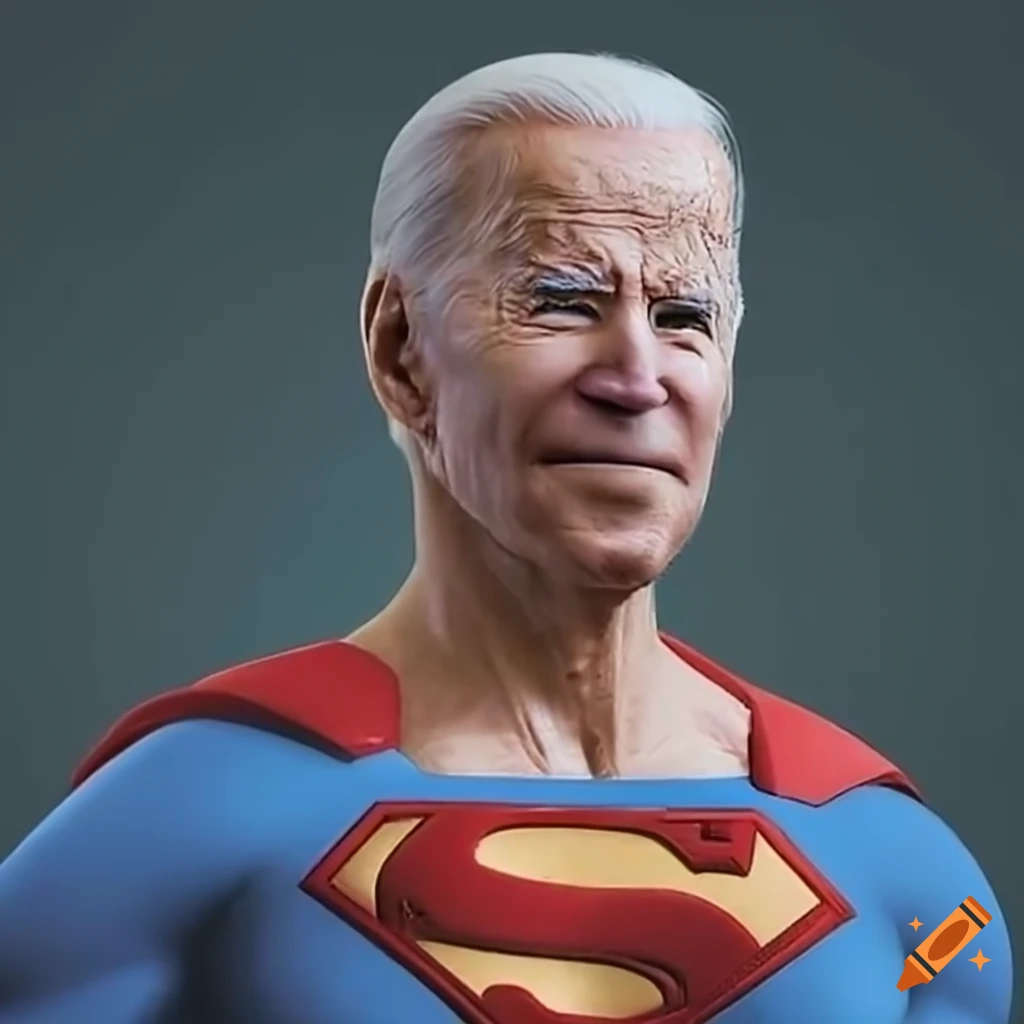 Joe biden as superman on Craiyon