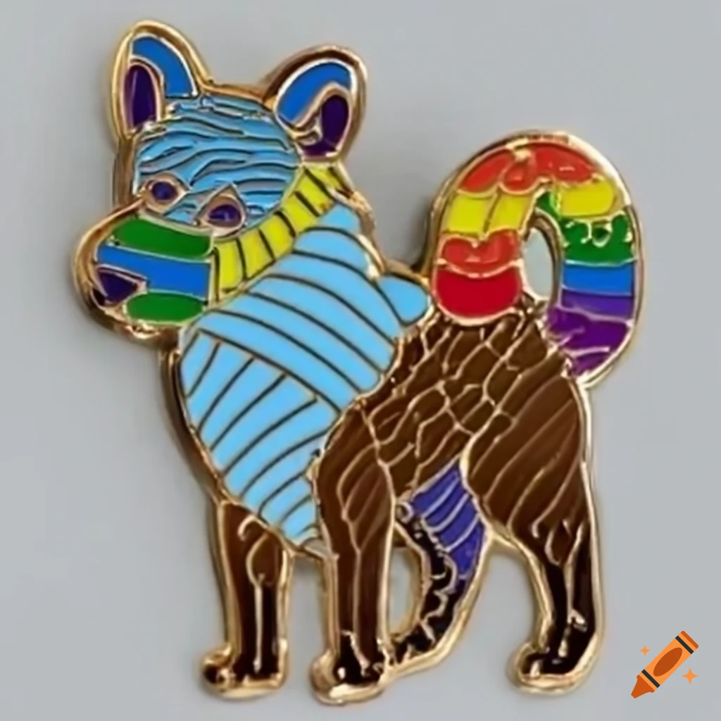 Lgbt pin animal