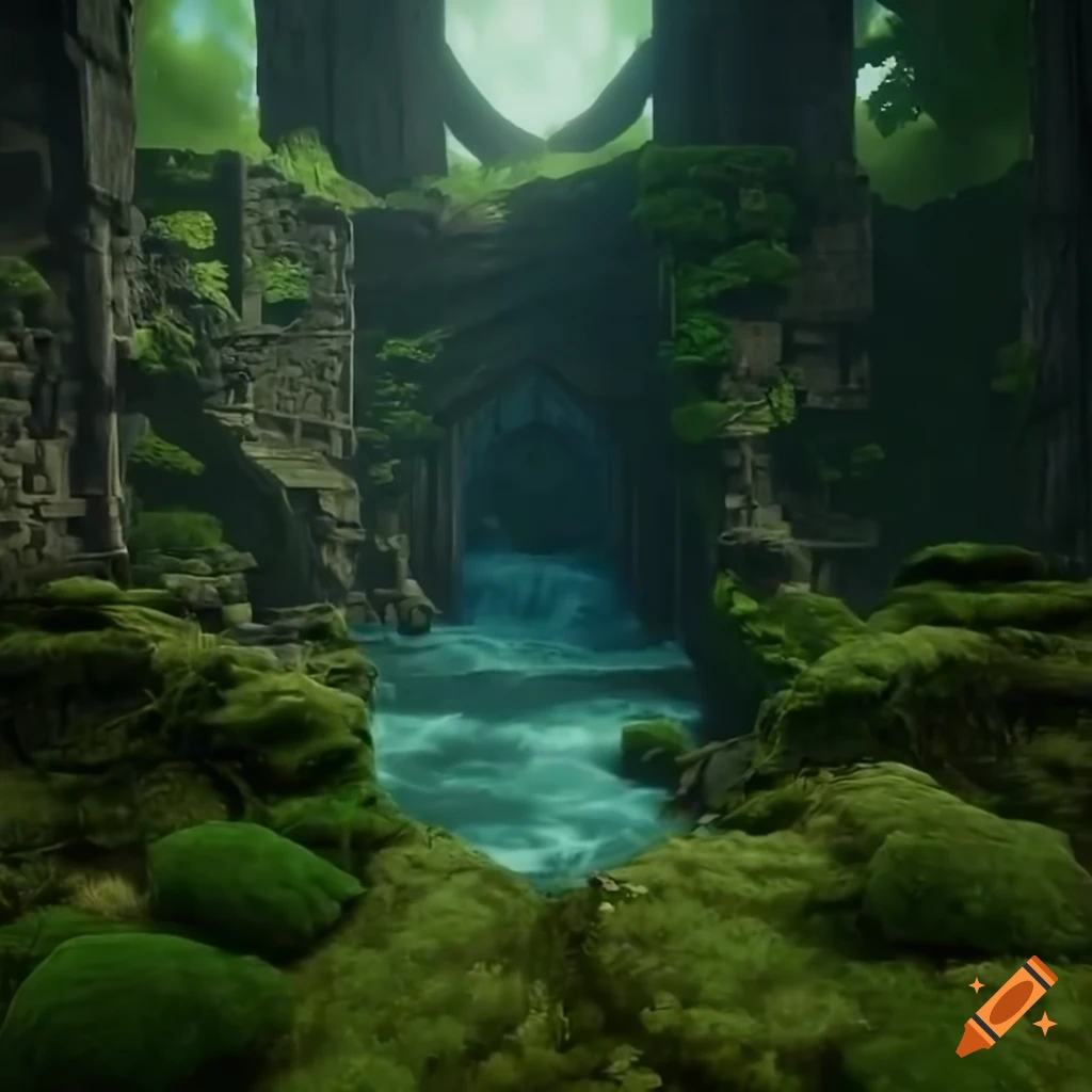 N the background between formation from above fantasy rpg game forest ...