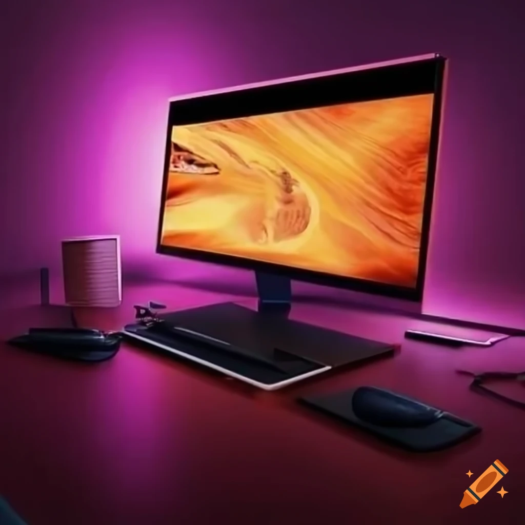 Escritorio moderno 4k on Craiyon