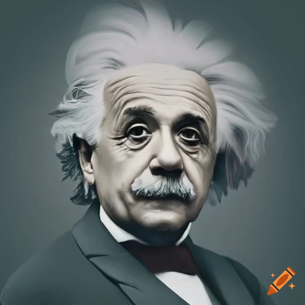 Albert einstein on Craiyon