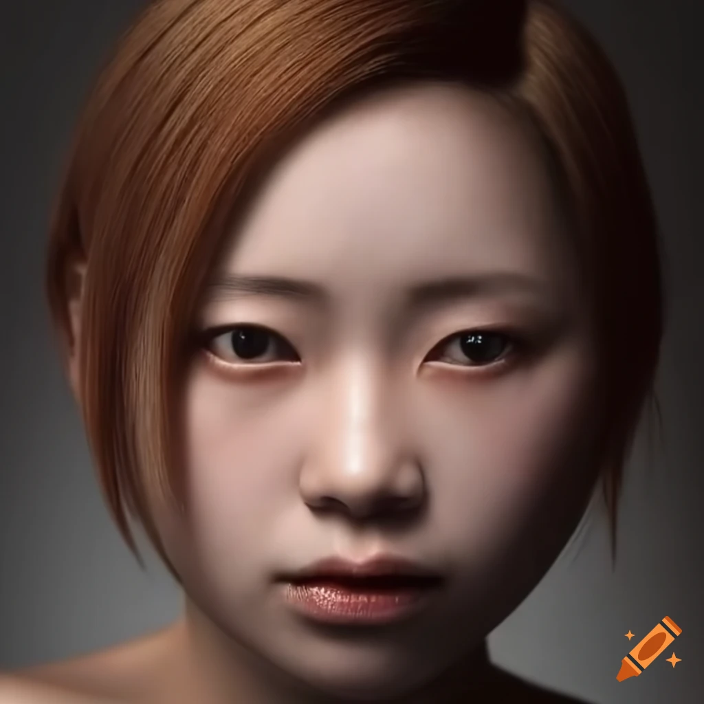 Makima, japanese, woman, young, realistic eyes, realistic features