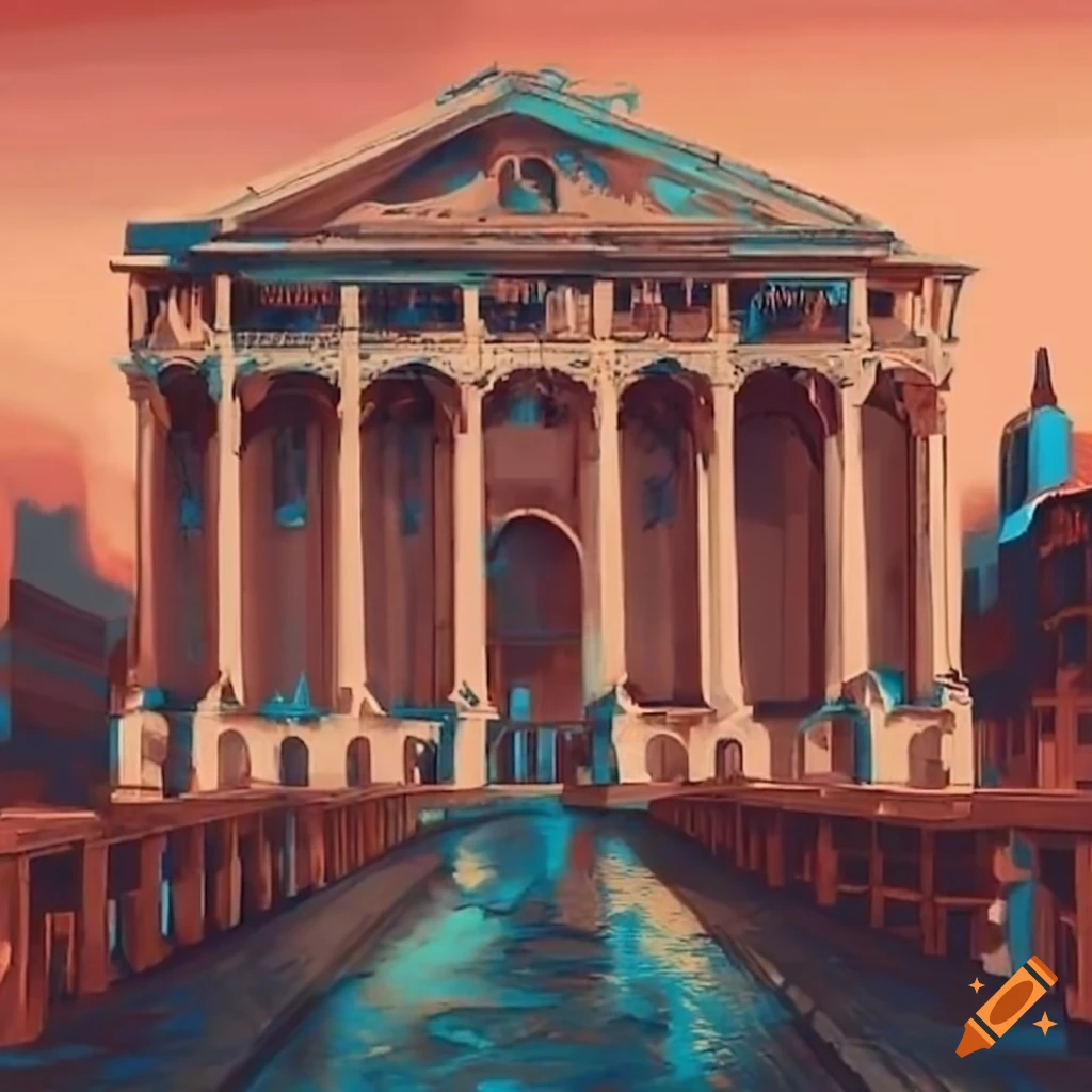 Replicating architectural styles on Craiyon