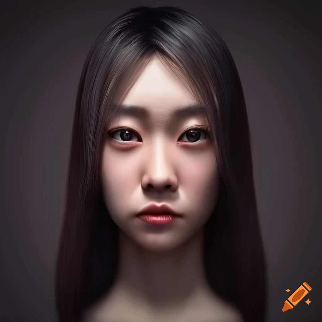 Makima, japanese, woman, young, realistic face, realistic features on ...