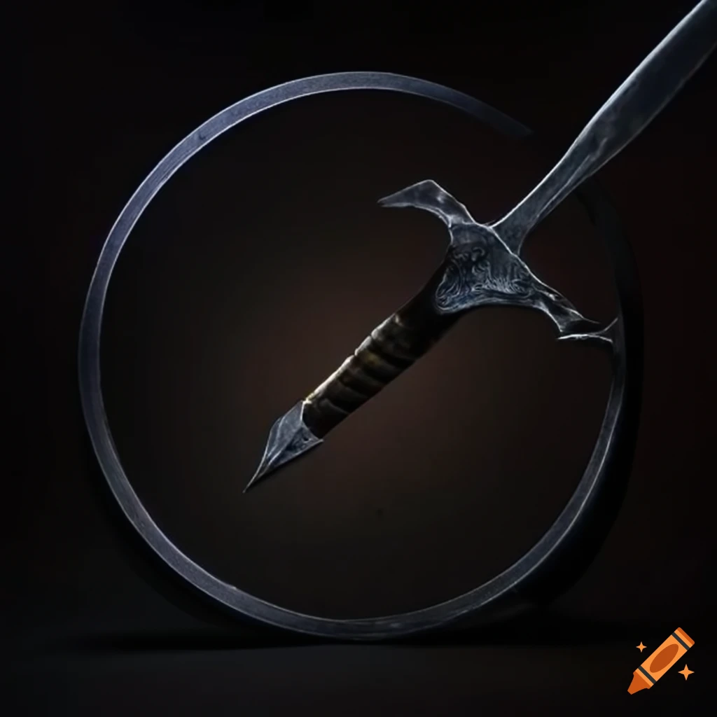 Sword made of circles