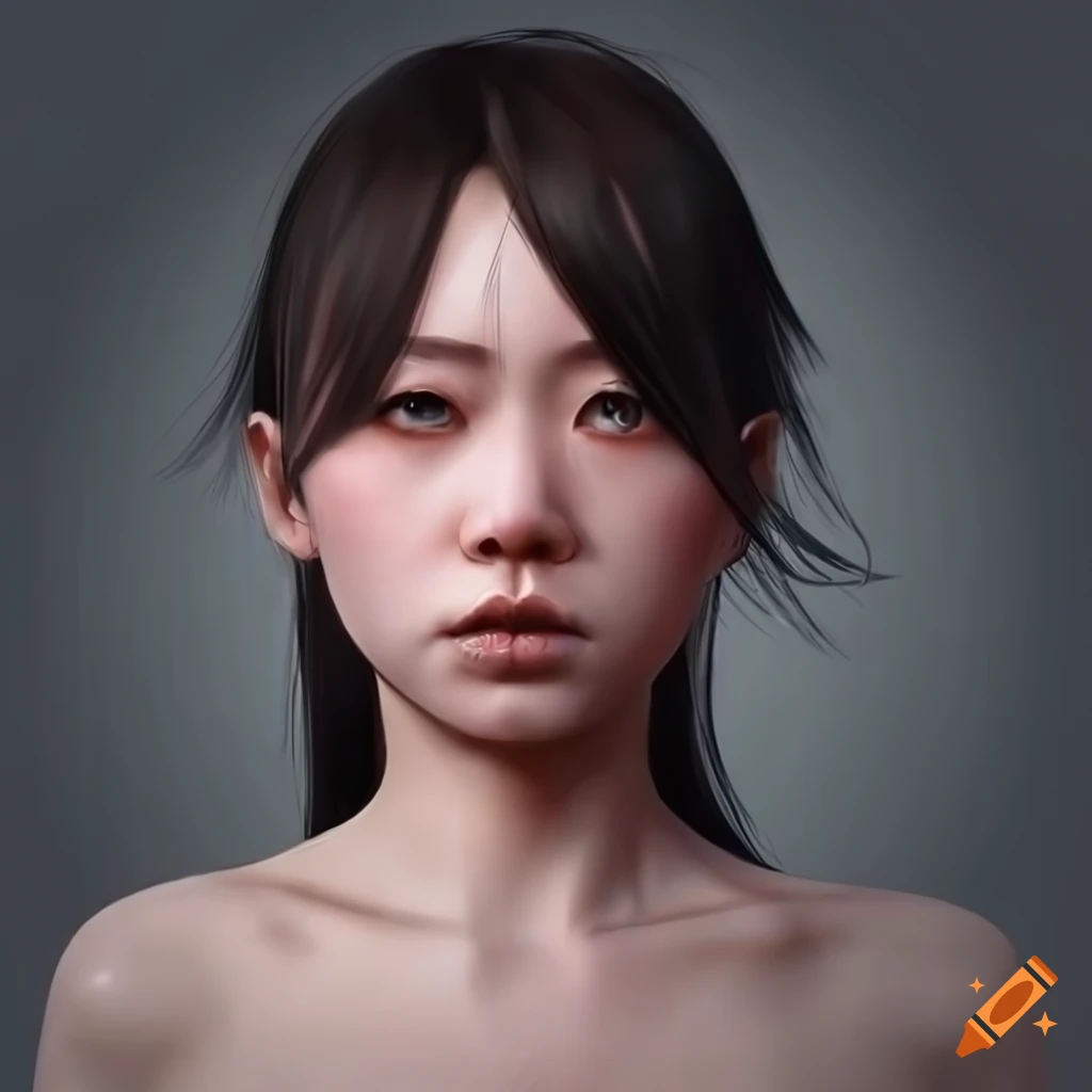 Makima, Japanese, woman, young, realistic face, realistic features on ...