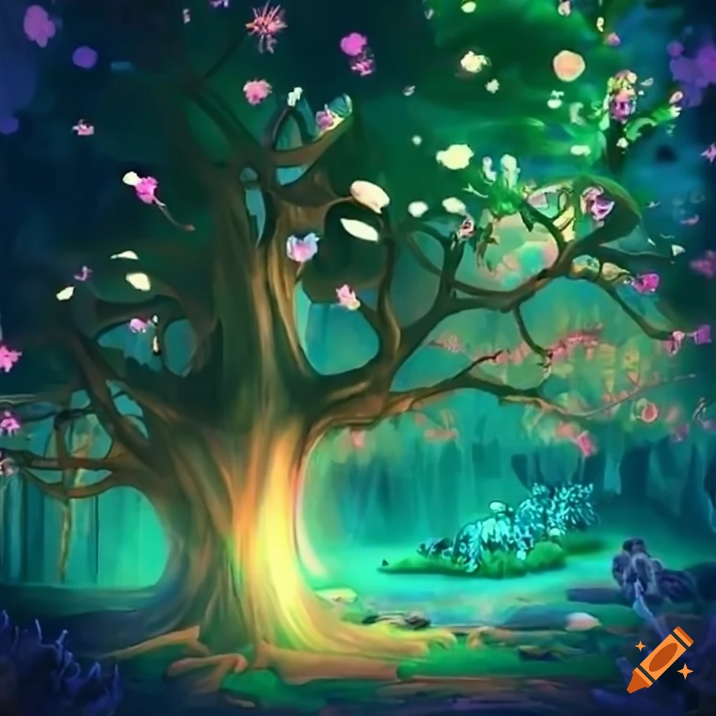 The magical adventure of lily and the talking tree