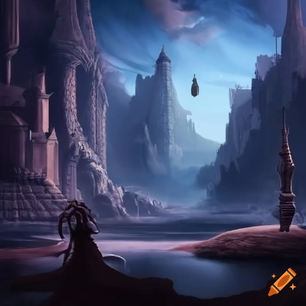 Sprawling fantasy realm