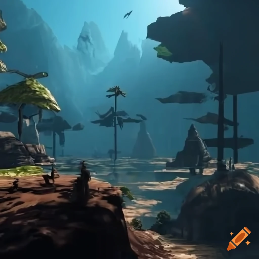 Immersive open-world environment