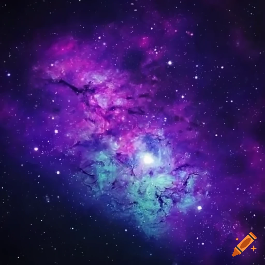Make a purple galaxy on Craiyon