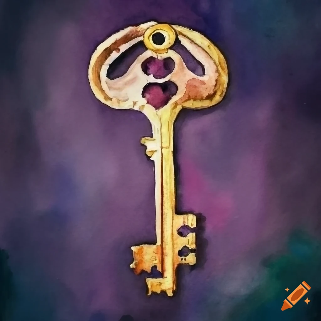 Key watercolor on Craiyon